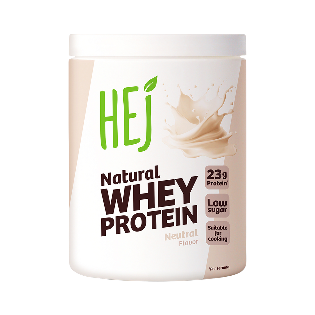 HEJ Whey Protein Powder – Neutral – 300 g – 23 g Protein per Serving ...